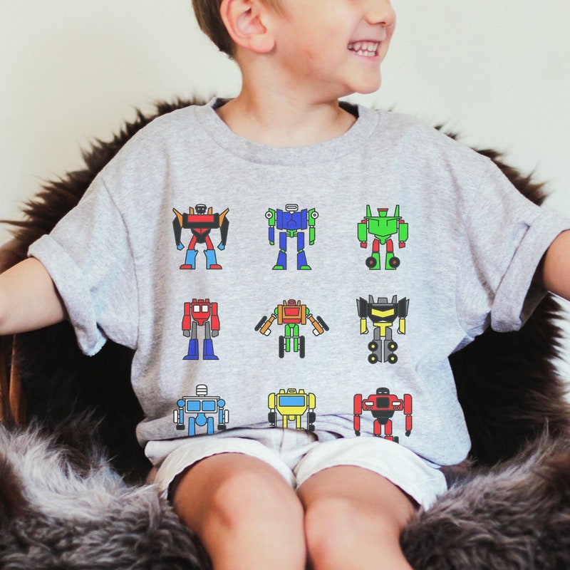 Robot T Shirt - Etsy