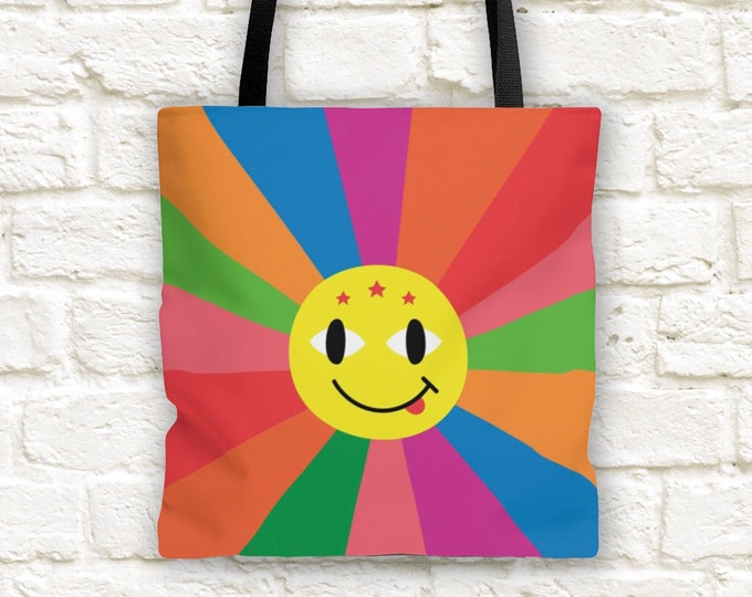 Kidcore Flowers Colorful Art Gift for Girls, Summer Bag for Woman ...