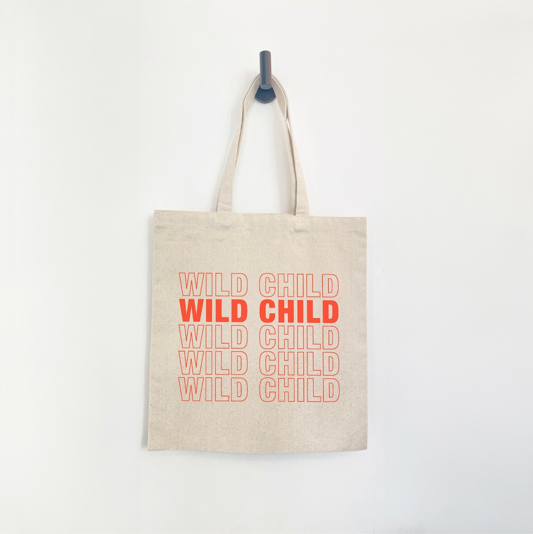Wild Child Tote Bag, Gorbcore, Granola Girl, Rock Climbing Gift ...