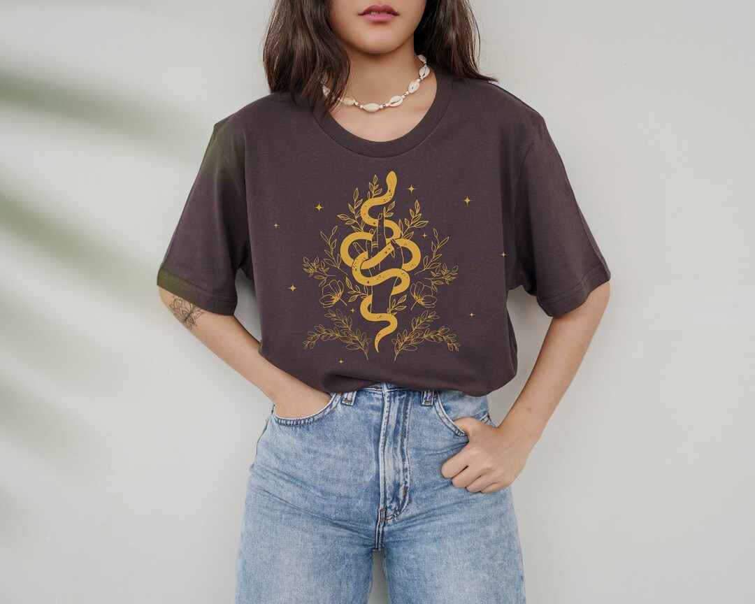 Snake Shirt, Goblincore Shirt, Witchcore, Mystical Shirt, Celestial ...