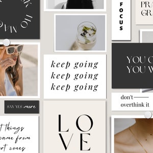 Motivational Vision Board Quotes, Printable 2025 Vision Board Sayings ...