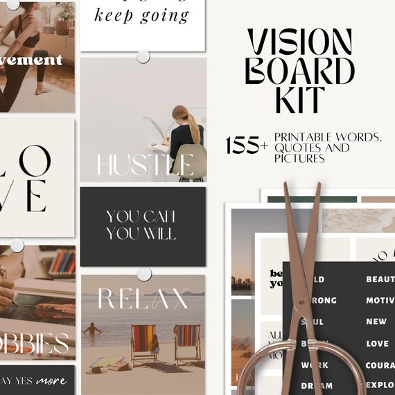 Vision Board For Inspirational Quotes