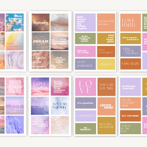 Vision Board Quotes, Printable 2024 Vision Board, Motivational Sayings ...