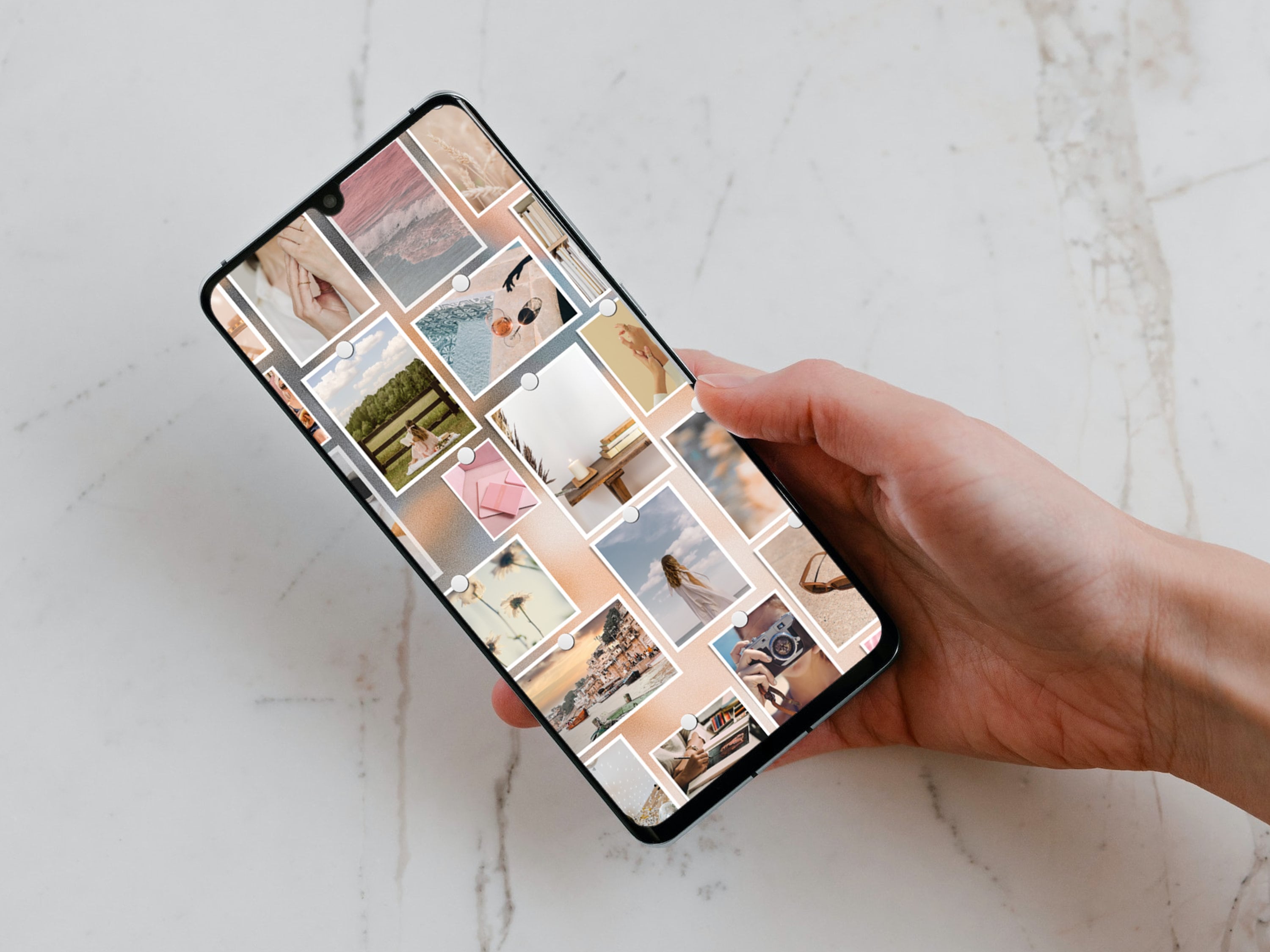 Phone Wallpaper Vision Board Canva Template Vision Board - Etsy