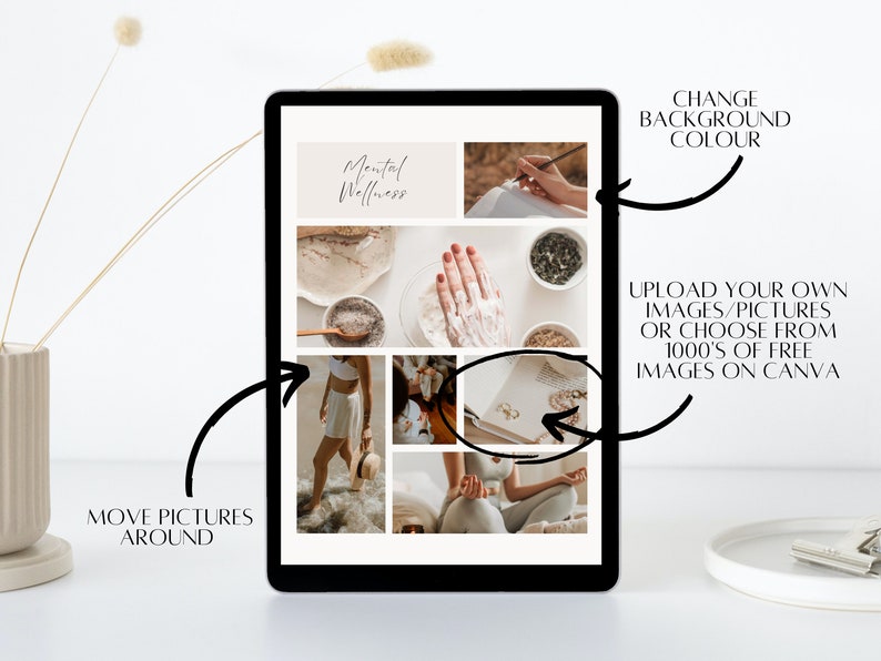 Digital Goal Planner, Vision Board Planner, Vision Board Goals, 2024 ...