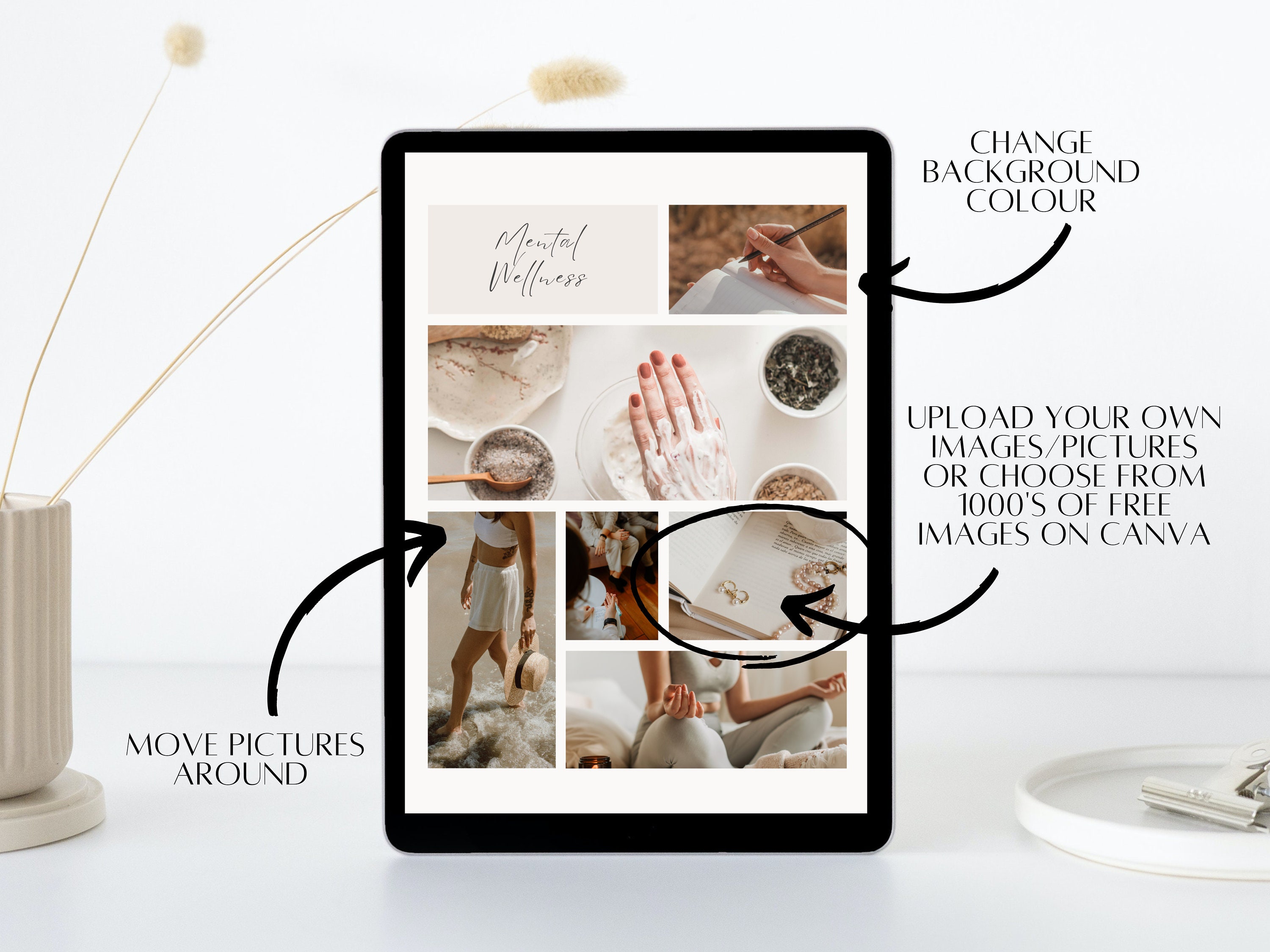 Digital Goal Planner, Vision Board Planner, Vision Board Goals, 2024 ...