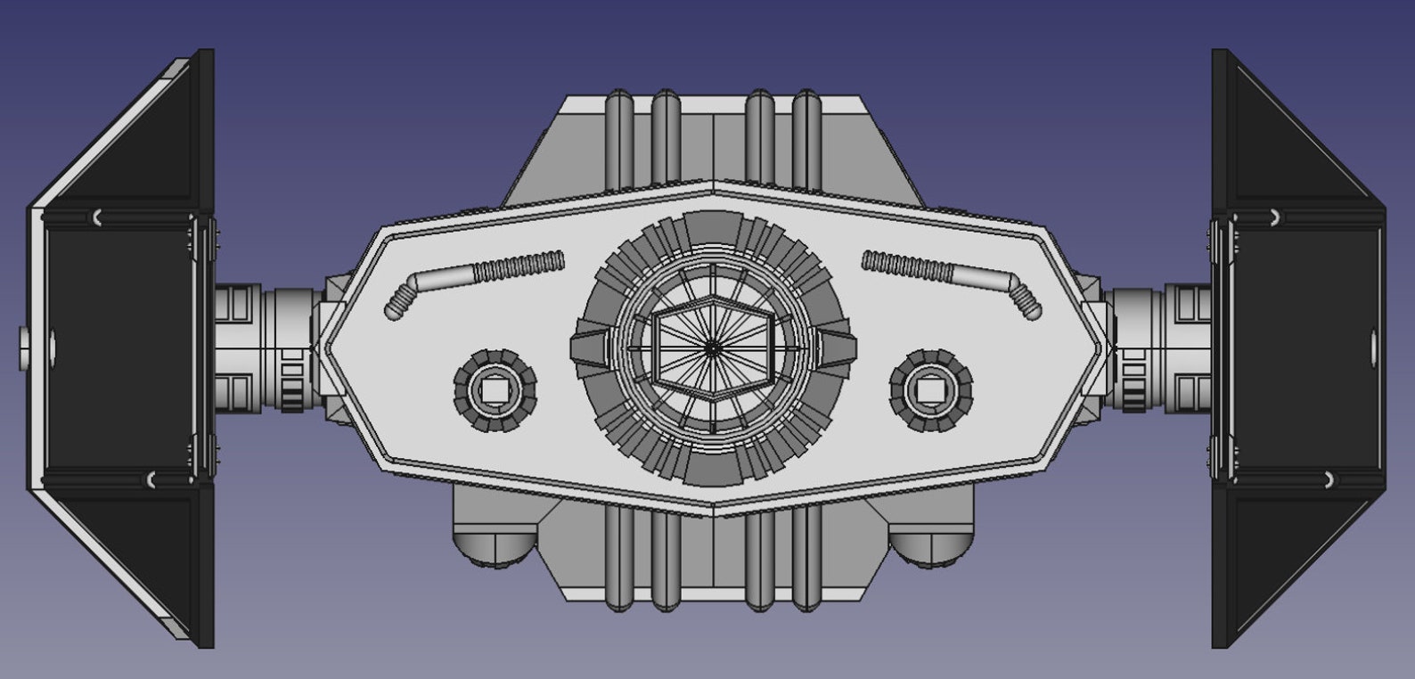 TIE Scimitar Assault Bomber (3.75" Action Figure Scale) - Etsy