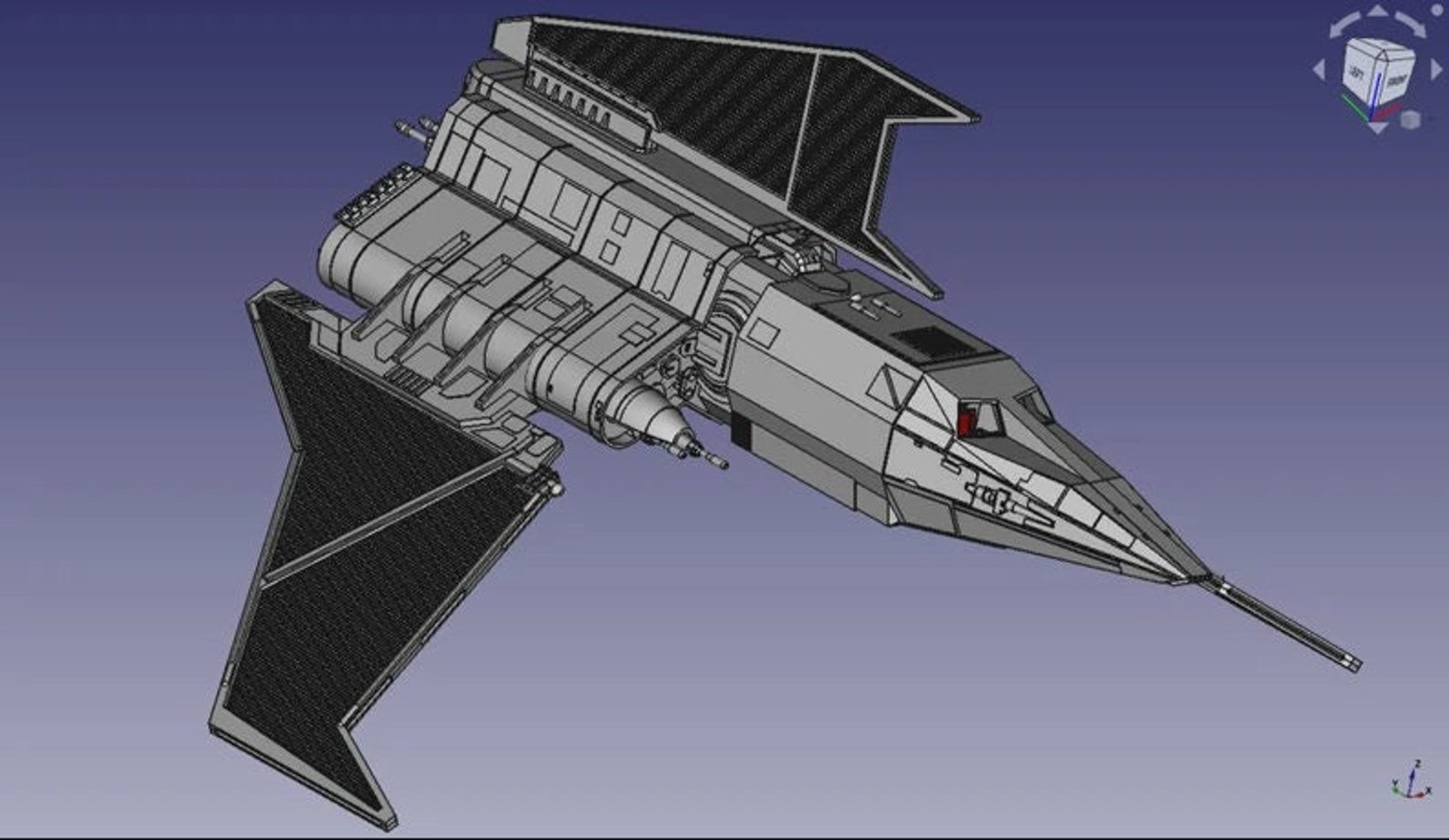 Omicron Class Shuttle "havoc Marauder" (3.75" Action Figure Scale) - Etsy