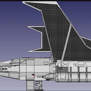 Omicron Class Shuttle "havoc Marauder" (3.75" Action Figure Scale) - Etsy
