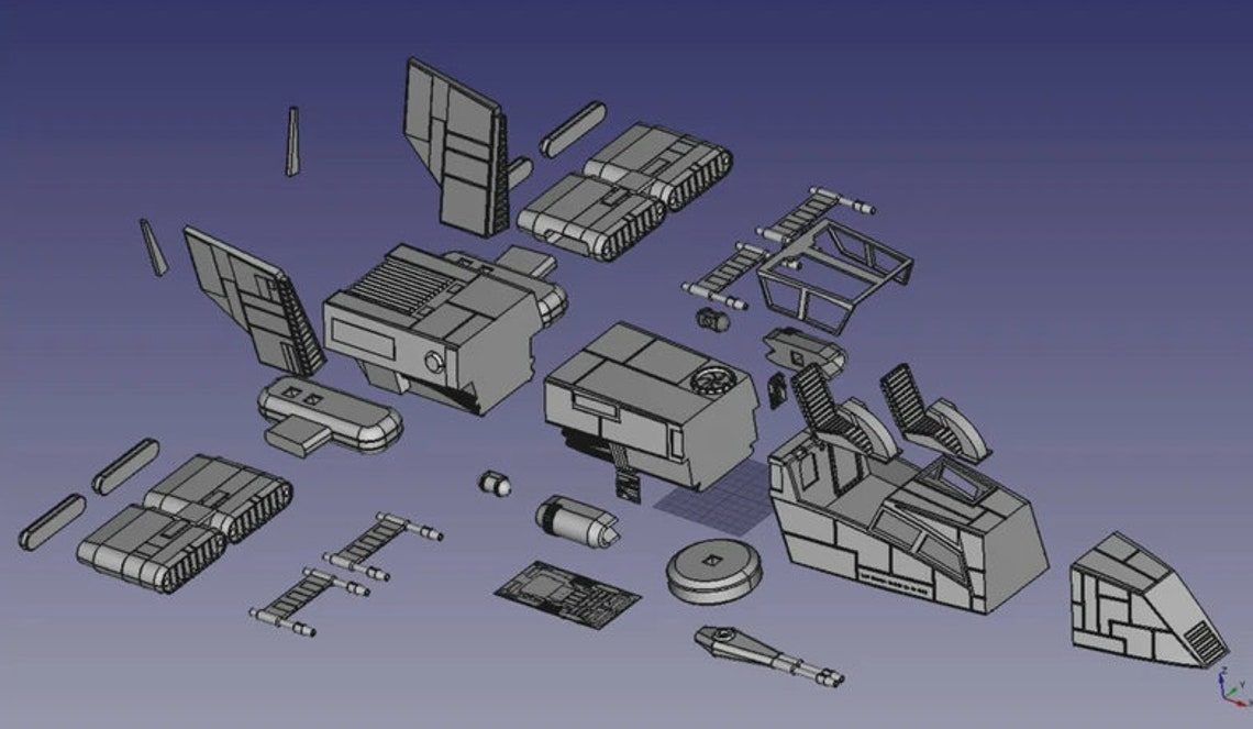 HWK-290 Moldy Crow 3.75 Action Figure Scale - Etsy