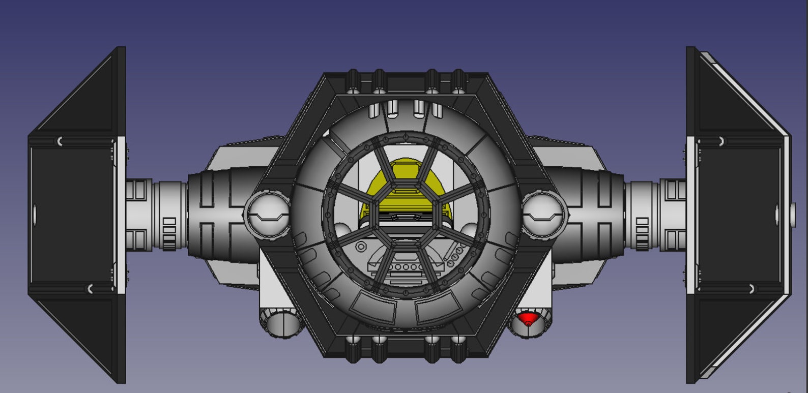 TIE Scimitar Assault Bomber (3.75" Action Figure Scale) - Etsy