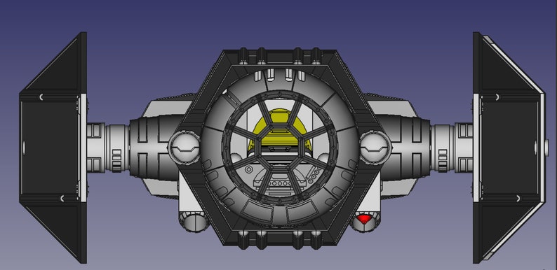 TIE Scimitar Assault Bomber (3.75" Action Figure Scale) - Etsy