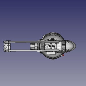 Tye-wing "ugly" Starfighter (3.75” Action Figure Scale) - Unassembled ...