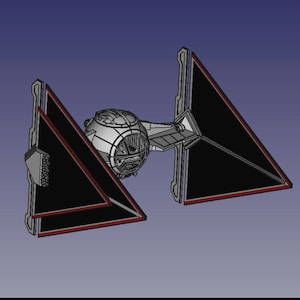 TIE Dagger 3.75 Action Figure Scale Unassembled Kit - Etsy