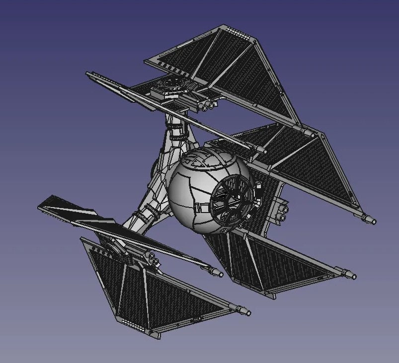 TIE Defender 3.75 Action Figure Scale Unassembled Kit - Etsy