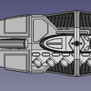 TIE Scimitar Assault Bomber (3.75" Action Figure Scale) - Etsy