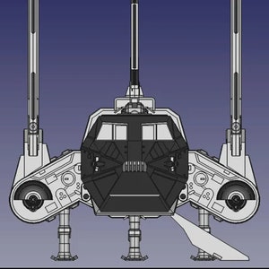 Omicron Class Shuttle "havoc Marauder" (3.75" Action Figure Scale) - Etsy