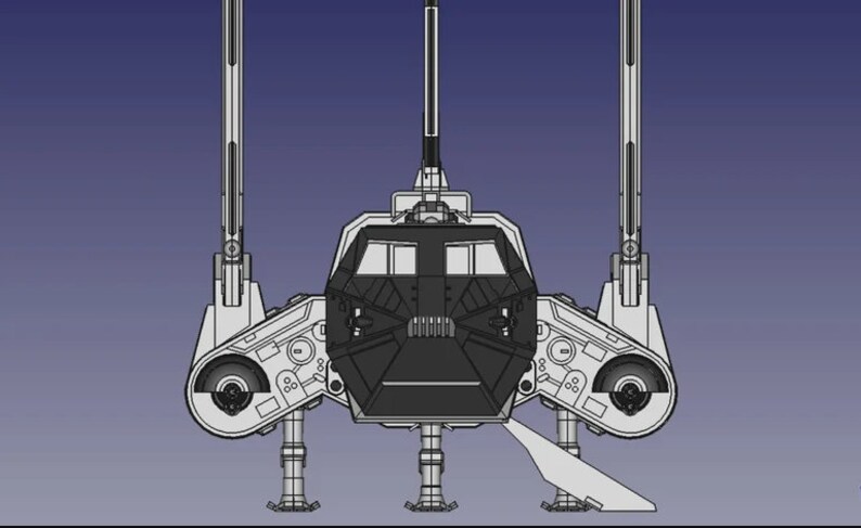 Omicron Class Shuttle "havoc Marauder" (3.75" Action Figure Scale) - Etsy