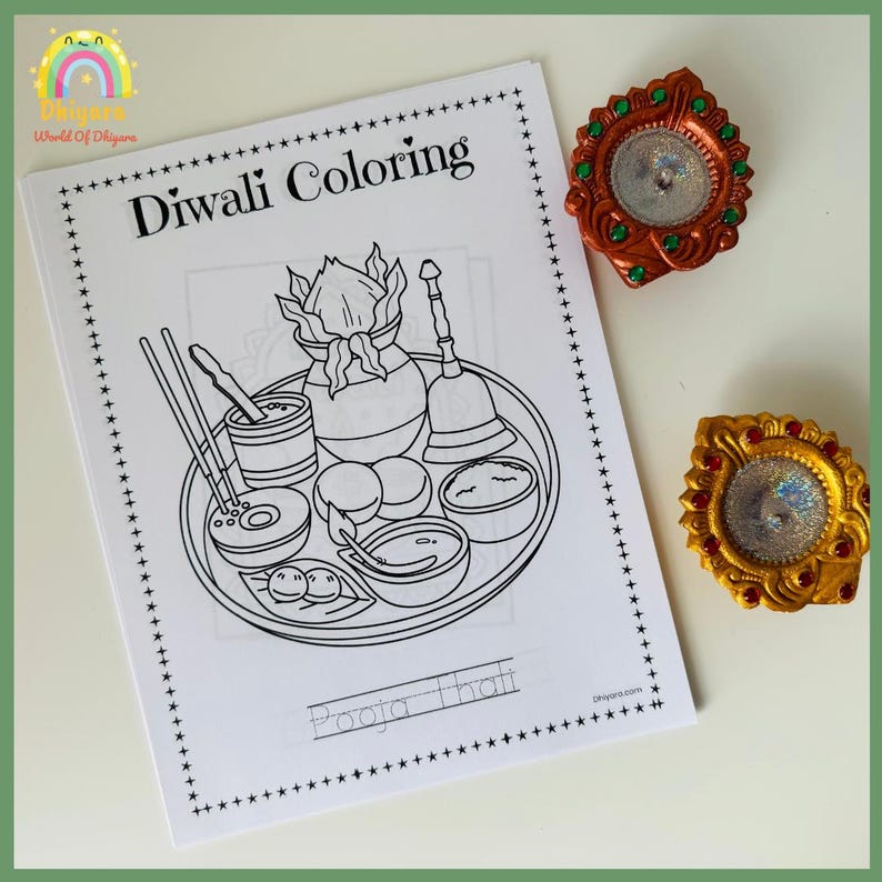 20 Printable Diwali Coloring Pages for Kids Fun & Educational Diwali ...