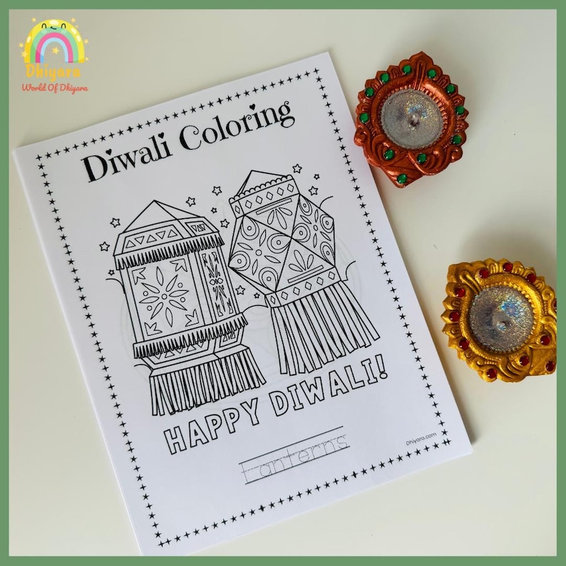 20 Printable Diwali Coloring Pages for Kids | Fun & Educational Diwali ...
