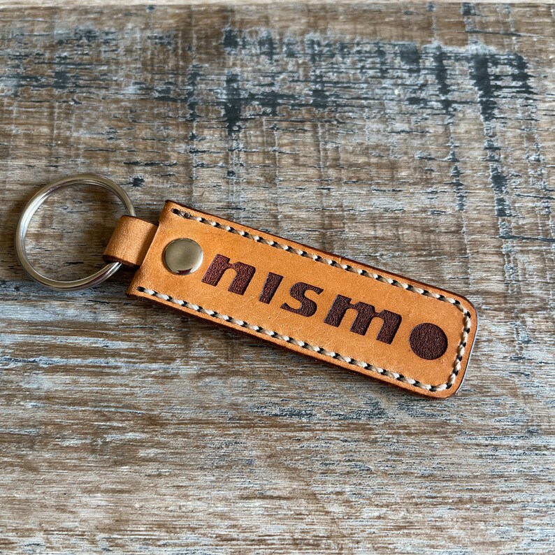 Nismo Logo Leather Key Fob Key Ring Key Chain - Etsy