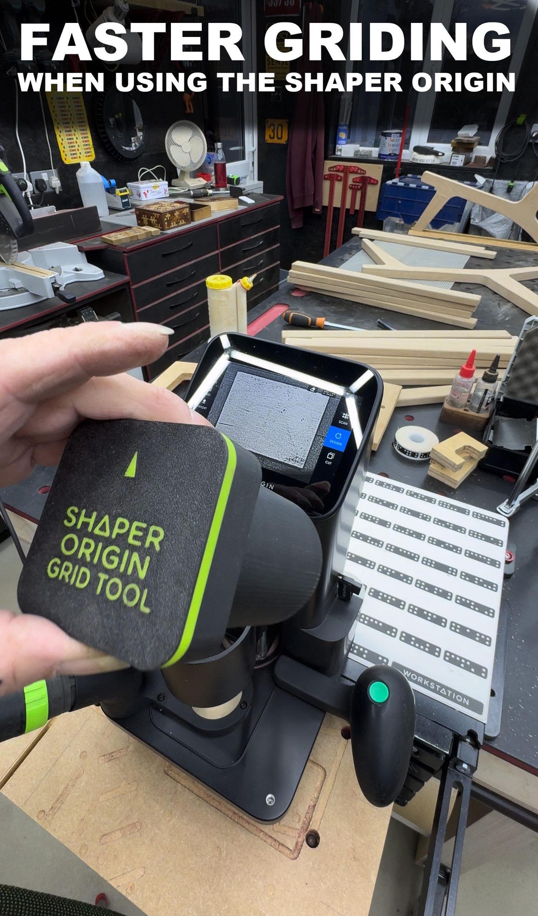 Grid Tool for Shaper Origin / Shaper Tools (with FREE Cable Clip) - Etsy UK