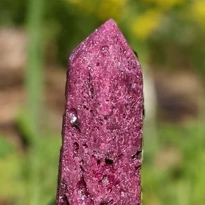 Honeycomb Ruby Point, Ruby Tower, Honeycomb Ruby, Ruby Decor, Gift for Her, Gift for Him ...