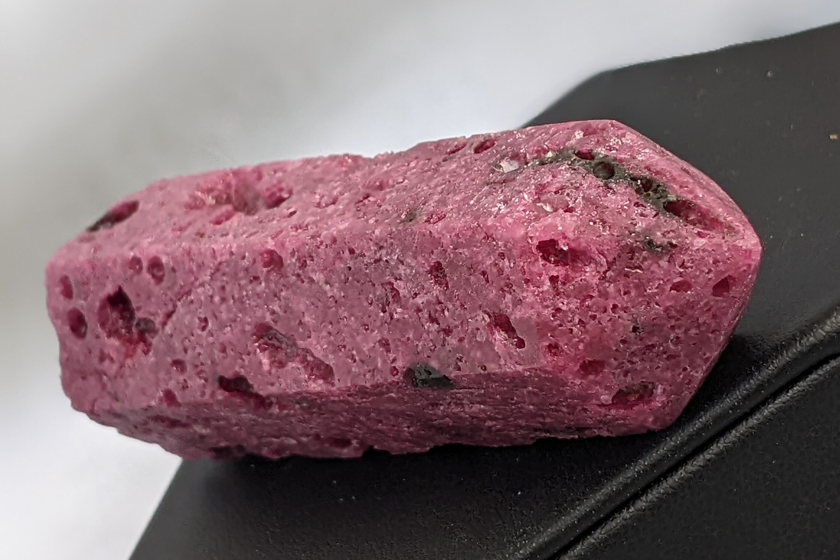 Honeycomb Ruby Point, Ruby Tower, Honeycomb Ruby, Ruby Decor, Gift for ...