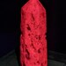 Honeycomb Ruby Point, Ruby Tower, Honeycomb Ruby, Ruby Decor, Gift for ...