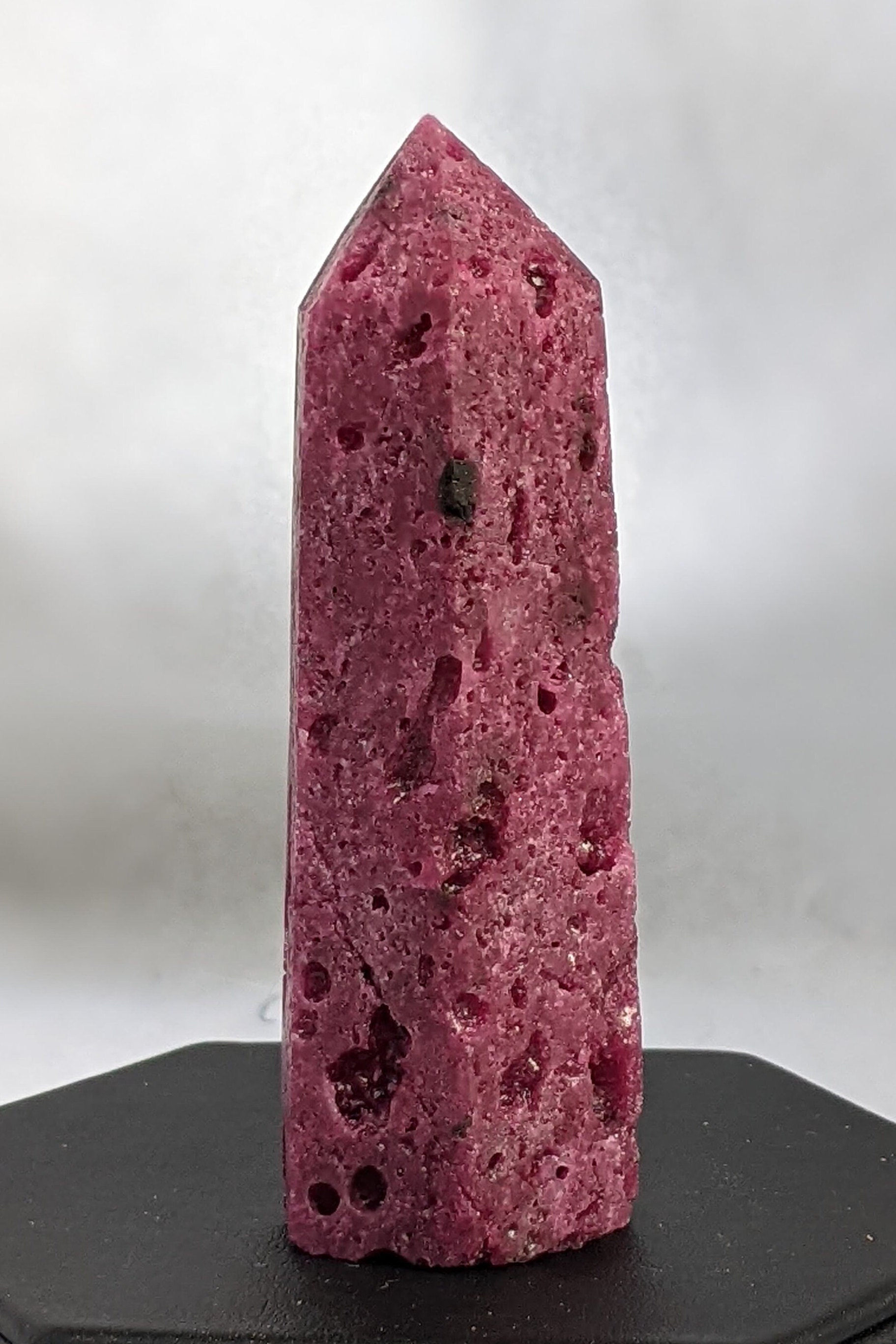 Honeycomb Ruby Point, Ruby Tower, Honeycomb Ruby, Ruby Decor, Gift for Her, Gift for Him ...