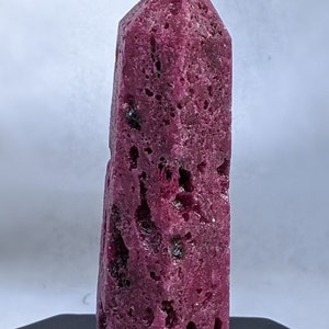 Honeycomb Ruby Point, Ruby Tower, Honeycomb Ruby, Ruby Decor, Gift for ...