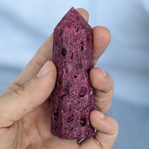 Honeycomb Ruby Point, Ruby Tower, Honeycomb Ruby, Ruby Decor, Gift for Her, Gift for Him ...