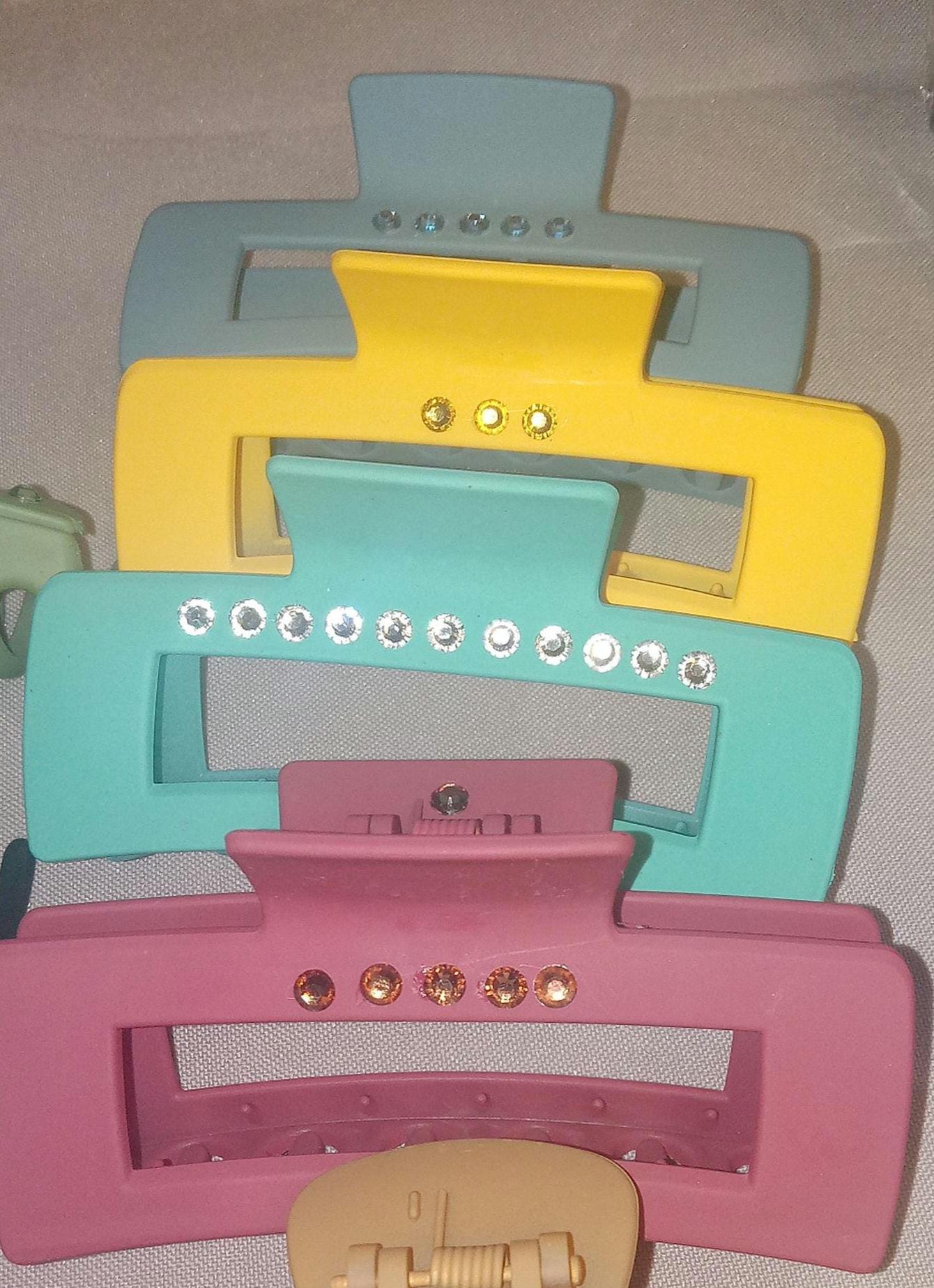 Square Hair Claw Clips - Etsy