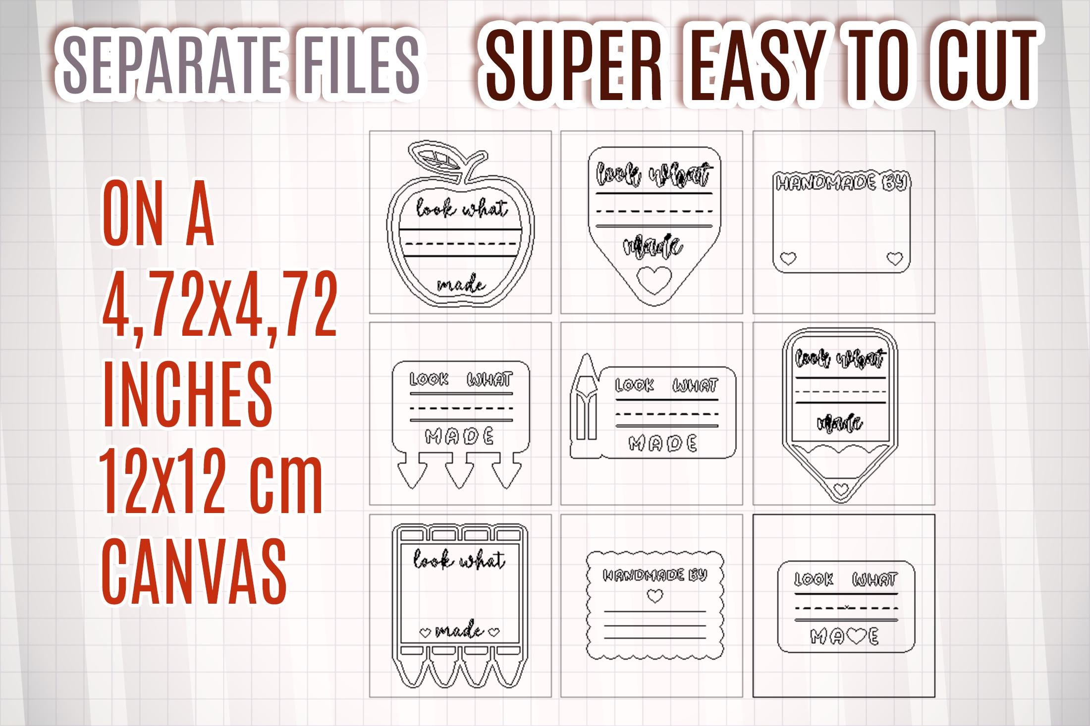 Look What I Made Magnet SVG Bundle, Custom Fridge Magnet, Kids Magnet ...