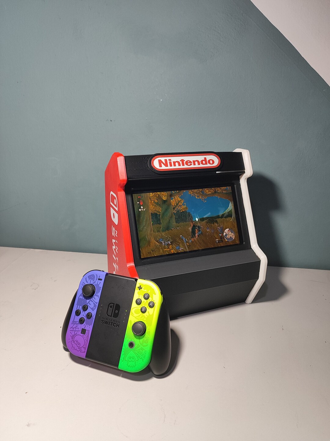 Nintendo Switch Arcade Cabinet and Charging Station , 3D Retro Fits in ...
