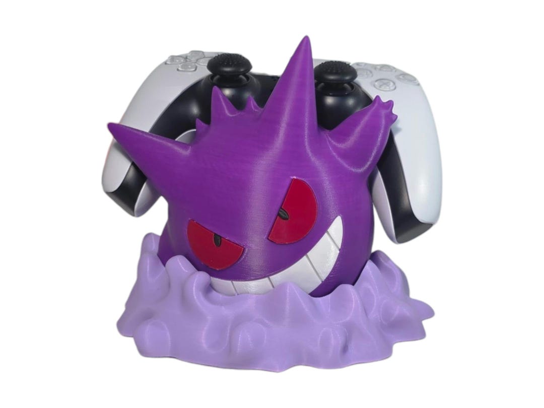 Gengar Controller Holder and Stand – Spooky Pokémon Vibes for Your ...
