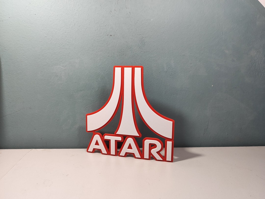 3D Atari Sign, Retro Gaming Accessories - Etsy