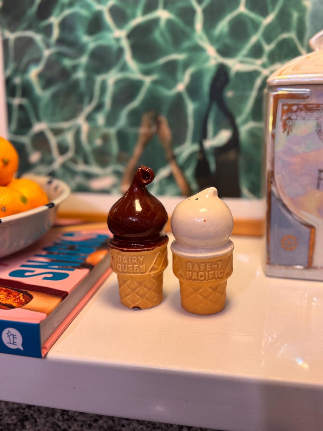 Vintage Safe-t Pacific, Dairy Queen Ice Cream Cone Salt and Pepper ...