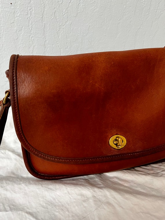 Vintage Coach 9790 Leather Crossbody - Etsy