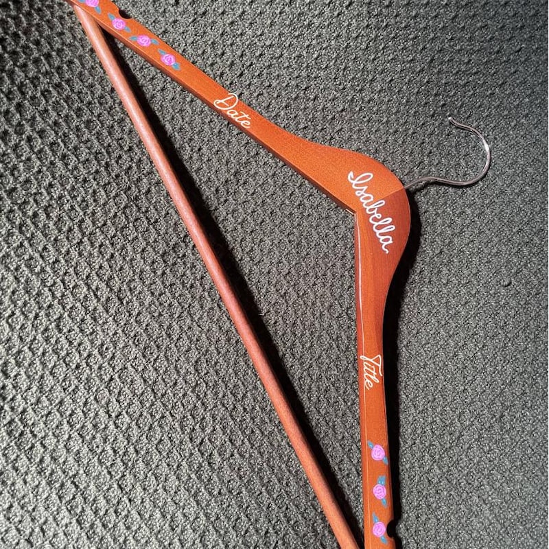 Hand Painted Hanger - Etsy