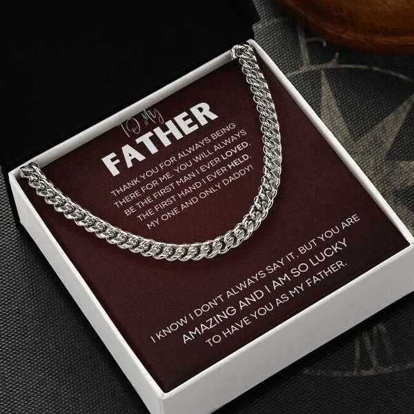 Fathers Day Necklace - Etsy
