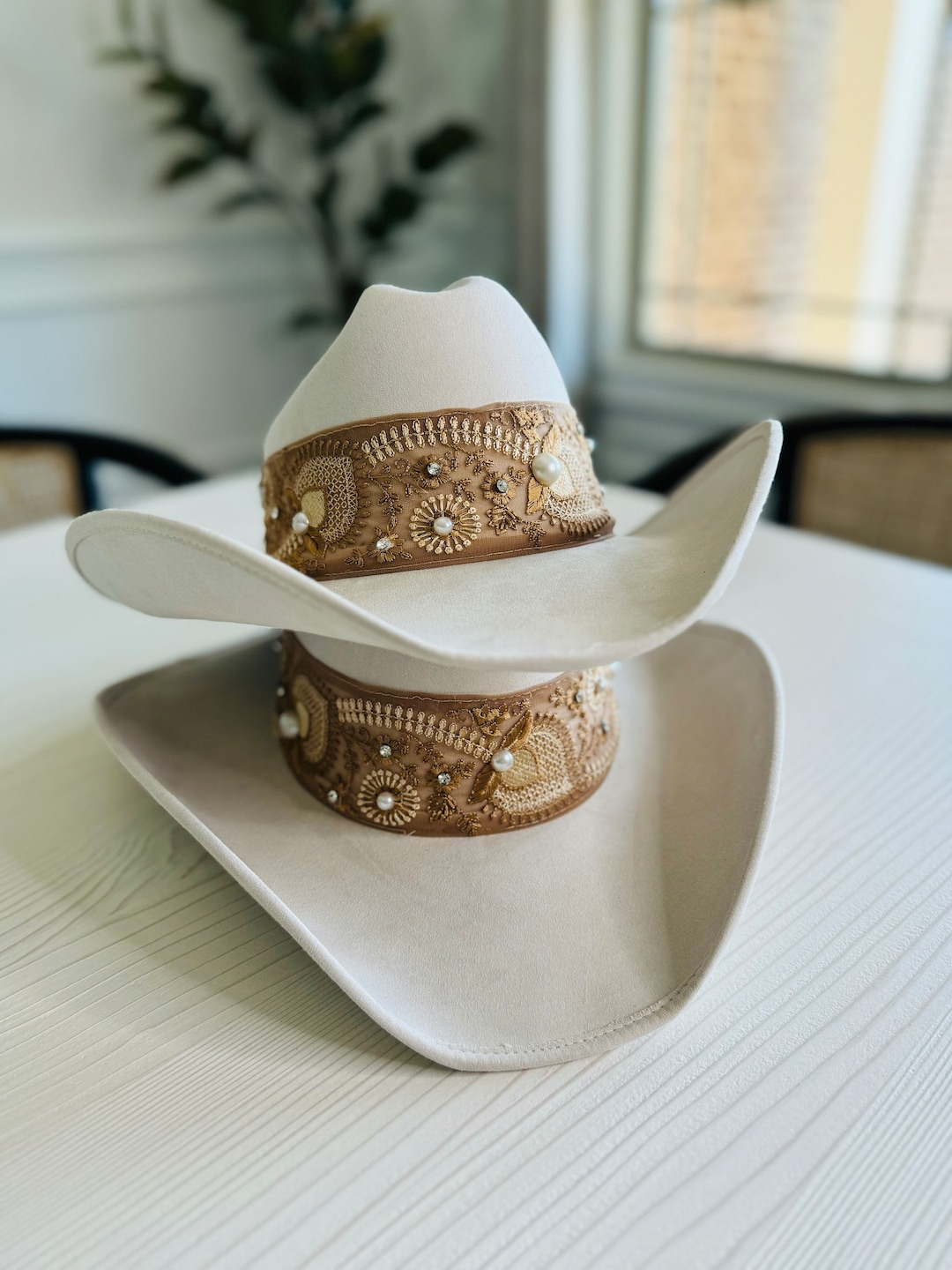 Western Cowgirl Hat, Cowboy Hats, Premium Suede Rancher Hat, Womens ...