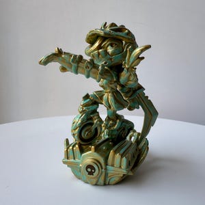 Unreleased Patina Bone Bash Roller Brawl Prototype Rare Skylanders Sign ...