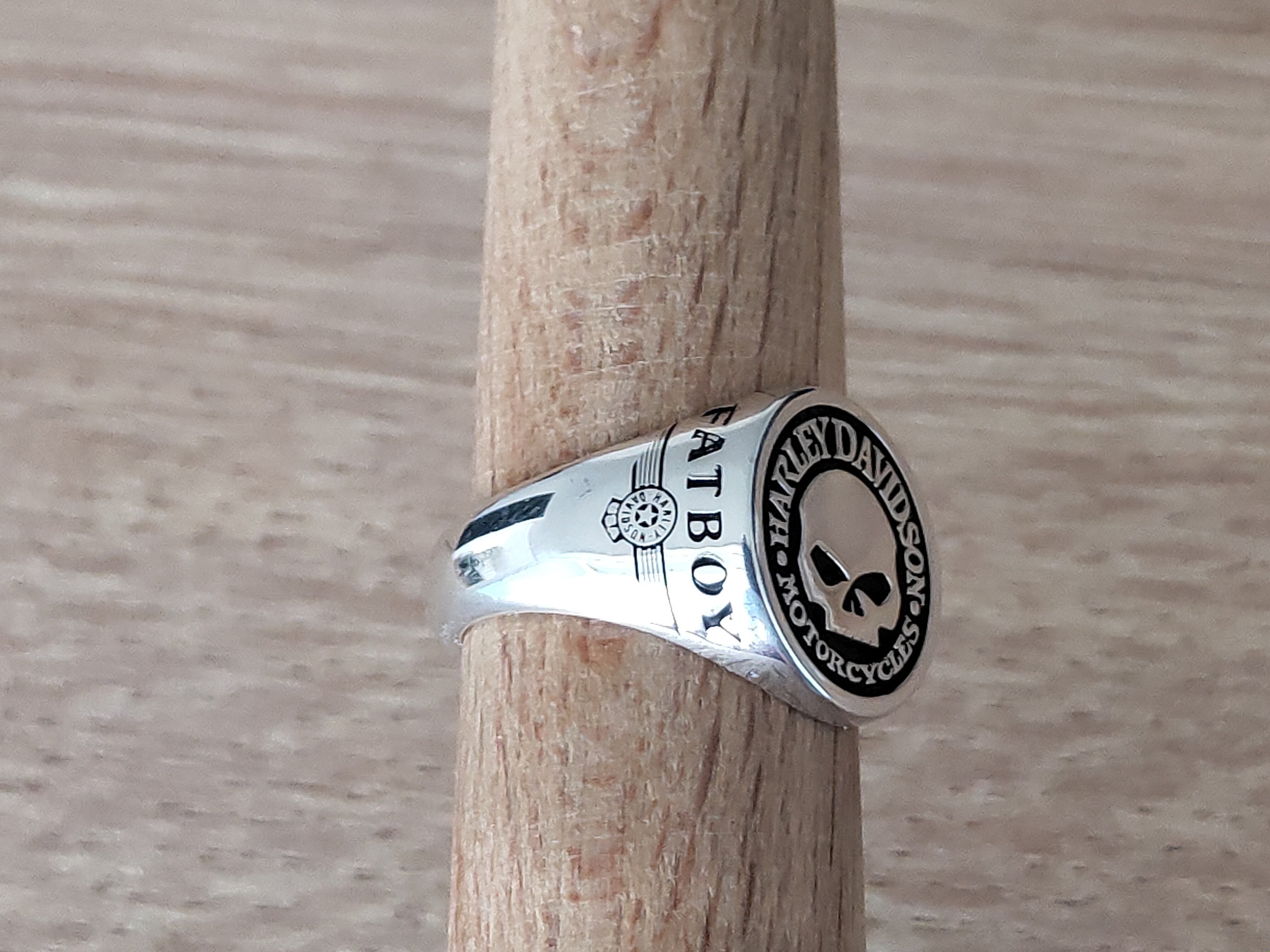 Harley Davidson Motorcycles Signet Ringpersonalised Signet - Etsy