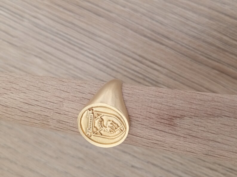 Family Crest Custom Signet Ringgold Filled Ringspecial Day - Etsy