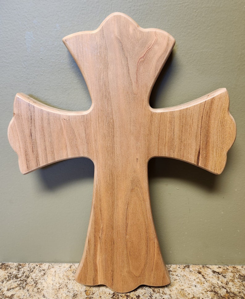 Solid Wood Cross - Etsy