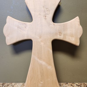 Solid Wood Cross - Etsy