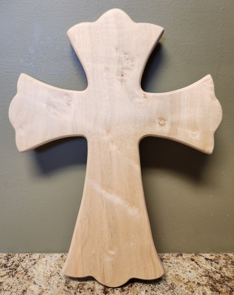Solid Wood Cross - Etsy