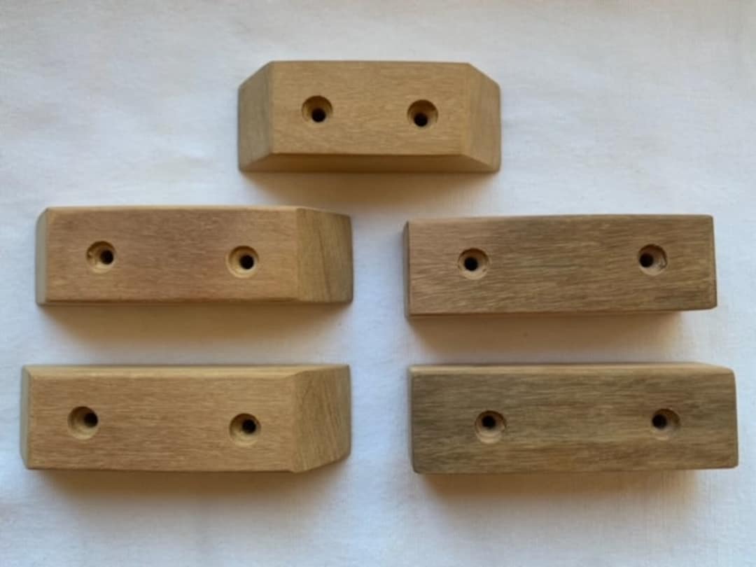 Wooden Climbing Holds Mixed Hardwood Mini Pinch Set - Etsy