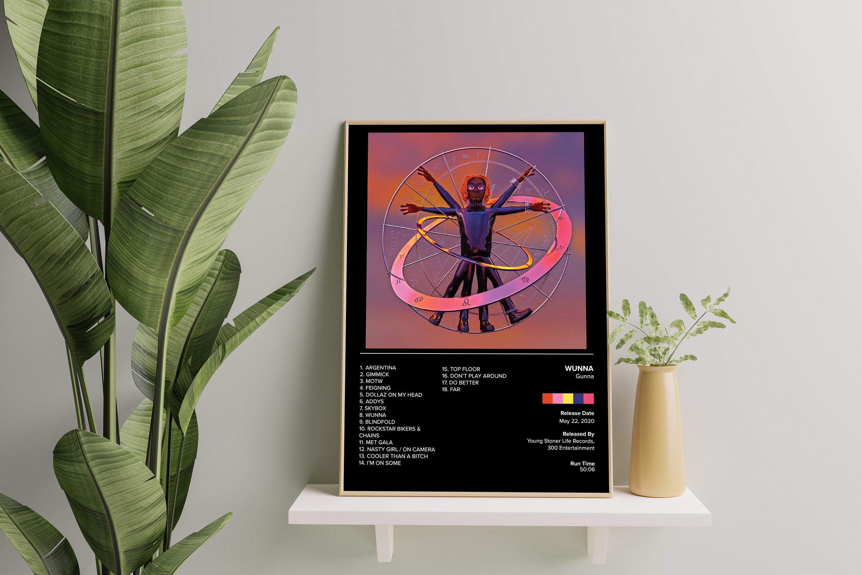 GUNNA WUNNA Album Poster Minimalistic Digital - Etsy